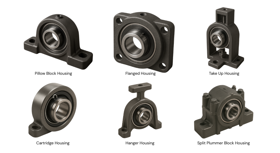 Bearing Housing Guide: Types, Materials & Mounting Styles